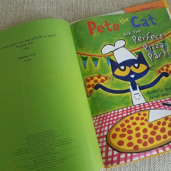 Other | Pete The Cat Pizza Party Book And If You Give A Mouse A Cookie ...